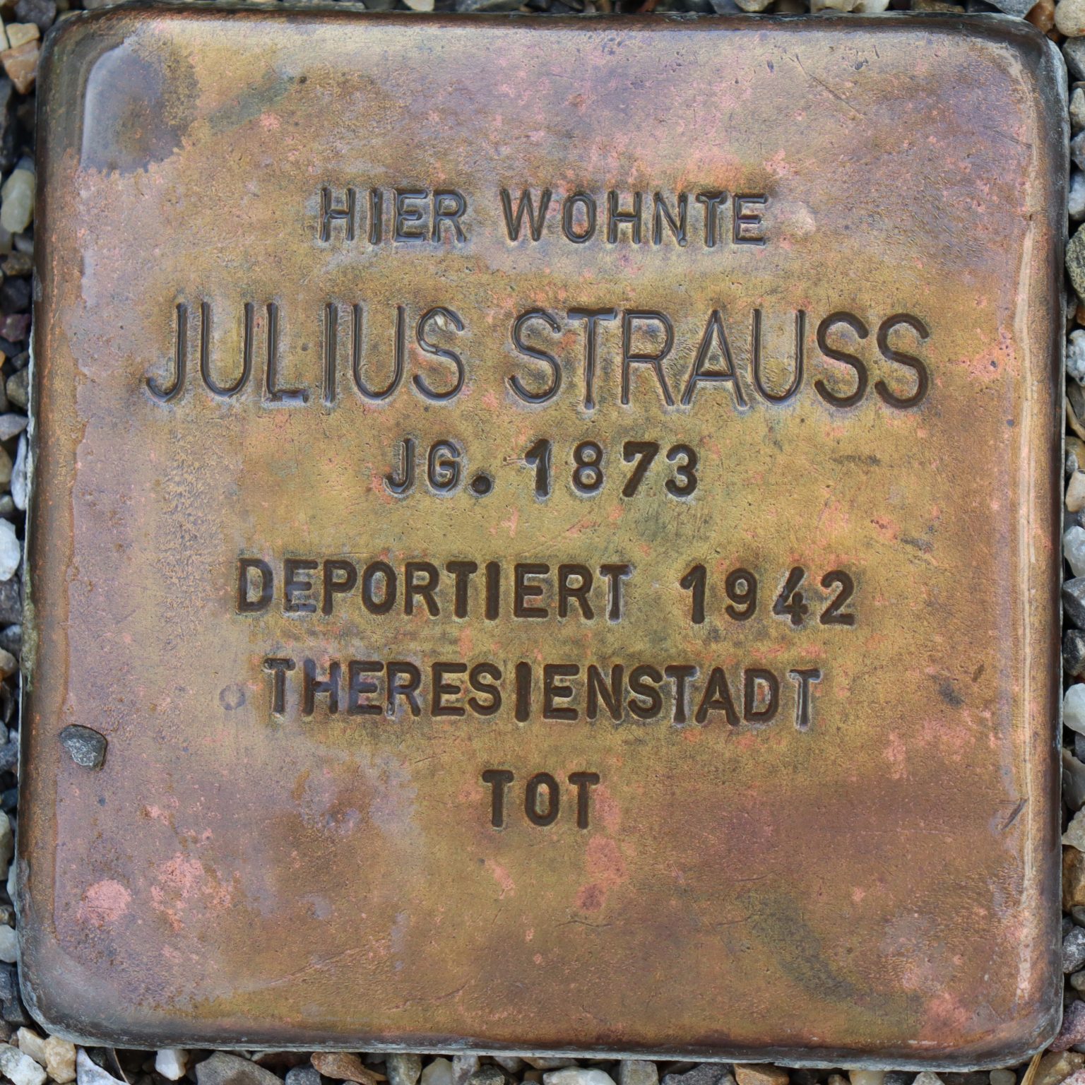 Strauß – Julius – Stolpersteine Bad Mergentheim